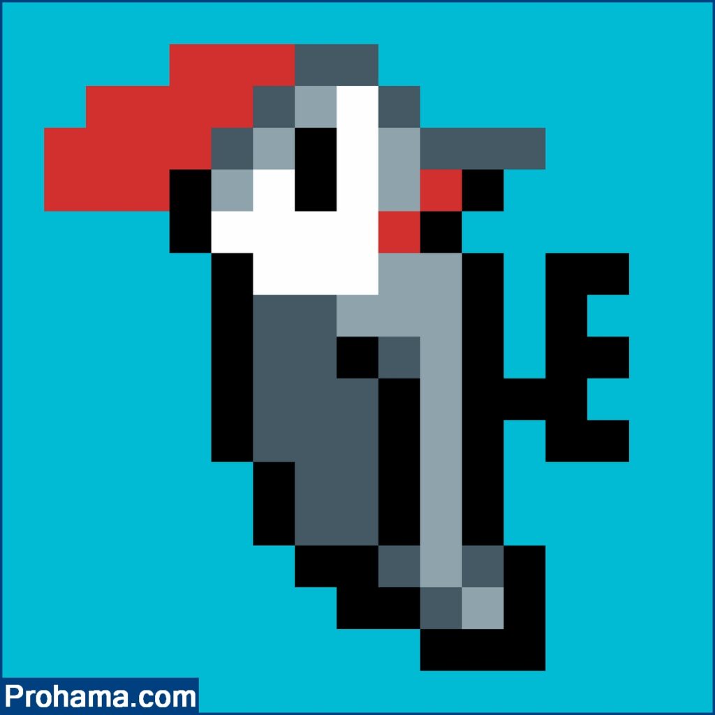 Pixel Art Bird | 16x16 Pixel Art | Easy Easy Pixel Art