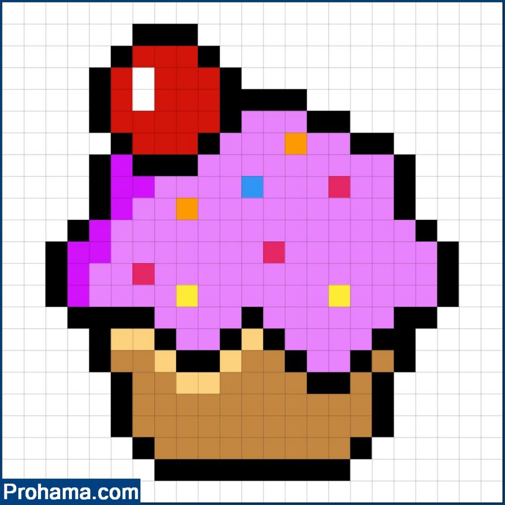Cake Pixel Art | 20x20 Pixel Art