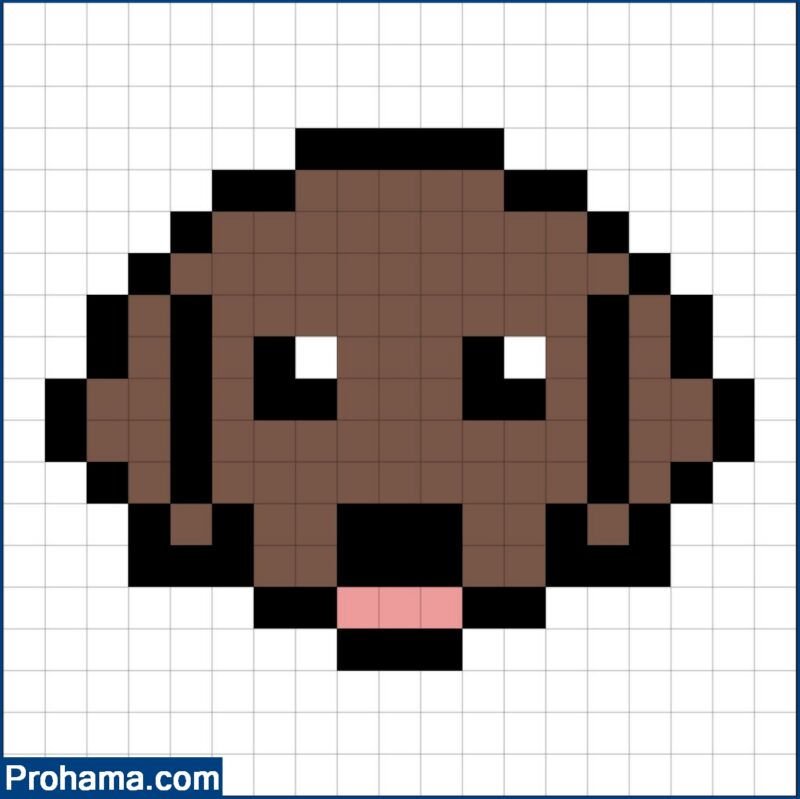 Pixel Art Puppy | Easy Easy Pixel Art | 16x16 Pixel Art