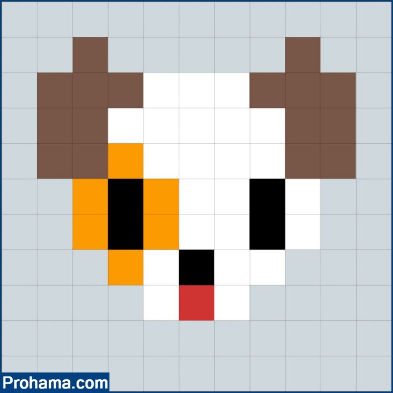 Pixel Art Easy Cute | Dog Pixel Art