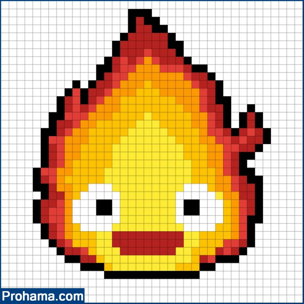 Fire Pixel Art | 32x32 Pixel Art