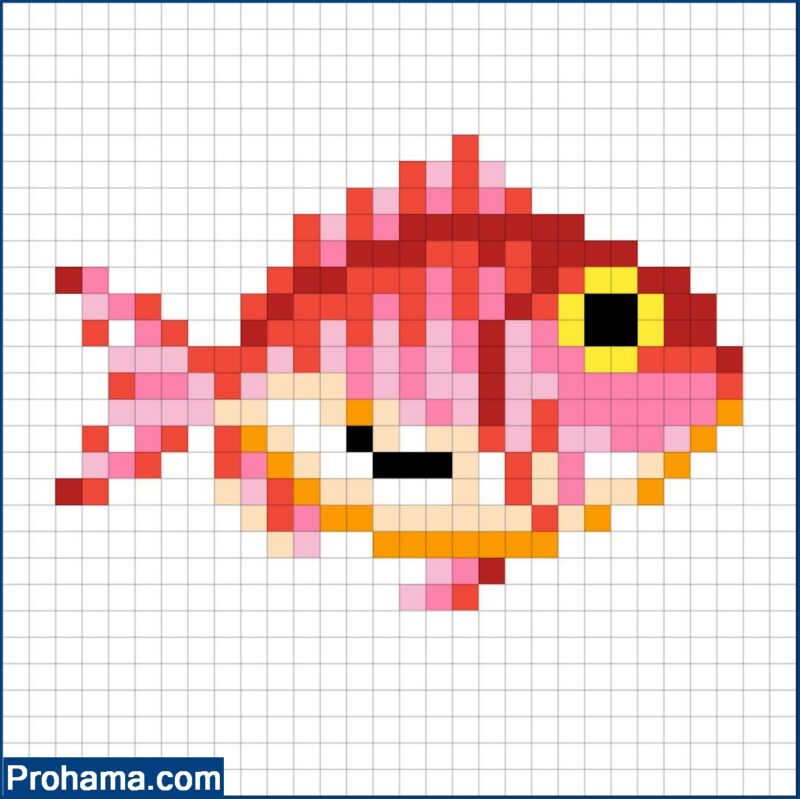 Pixel Art Fish | Pixel Art Pixel | Animals Pixel Art