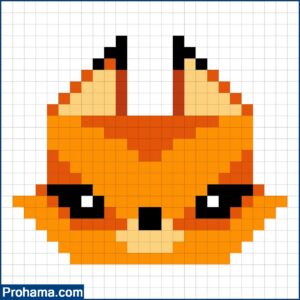 Fox | Hama bead designs