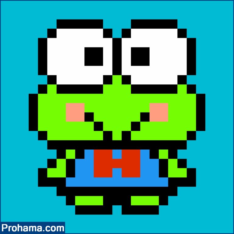 Art Pixel | Pixel Art Keroppi | Pixel Art Pixel