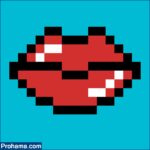 Lips | Easy hama bead patterns