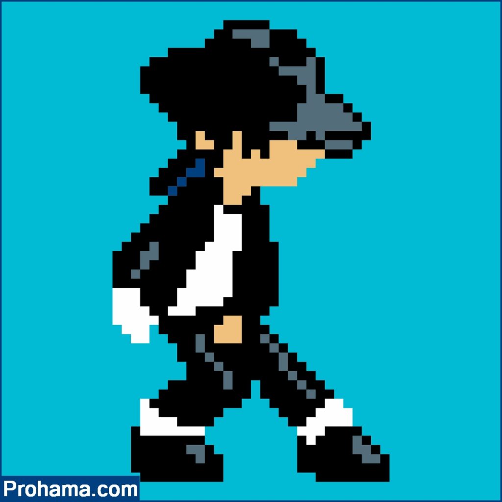 Pixel Art Michael Jackson | Pixel Art Pixel Art | Pixel Art Grid