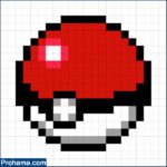 Pokeball Pixel Art | Pokemon Pixel Art