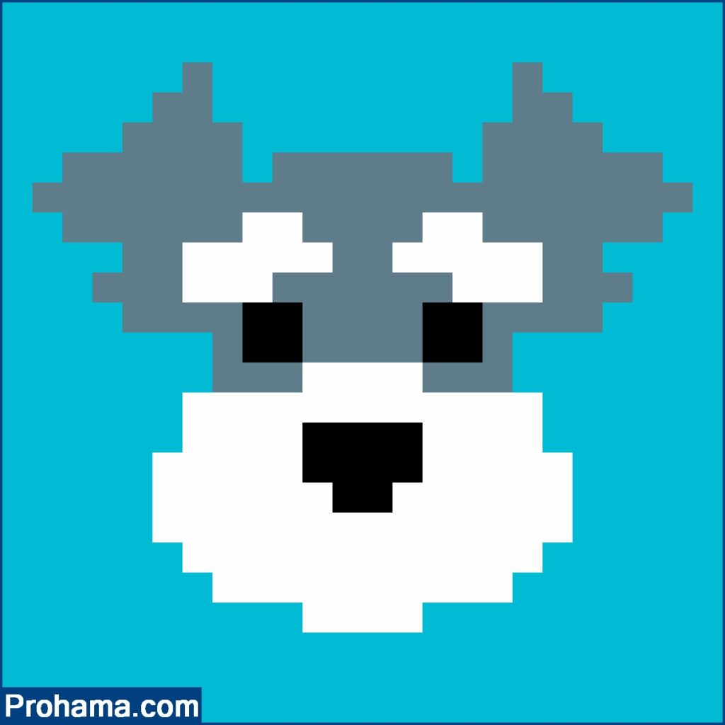 Pixel Art Dog | Easy Easy Pixel Art | Simple pixel art