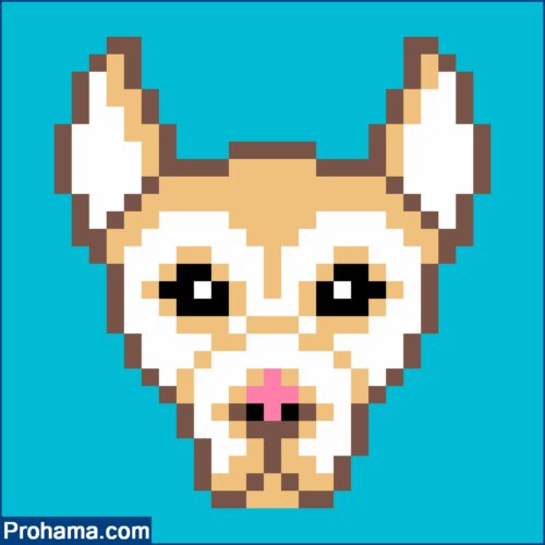 Dog Pixel Art | 24x24 Pixel Art