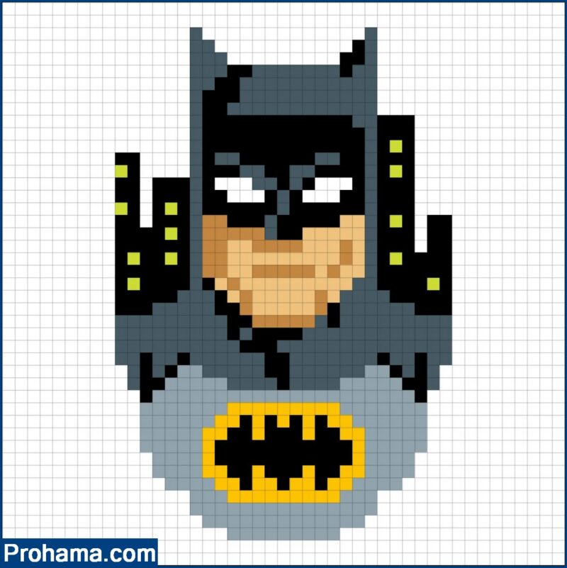 Easy Pixel Art Spiderman | Easy Easy Pixel Art | Simple Pixel Art