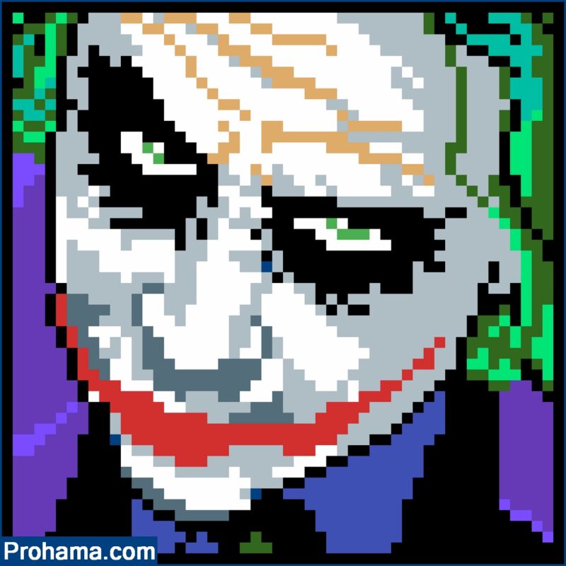 Pixel Art Batman | 32x32 Pixel Art Grid | Super Hero Pixel Art