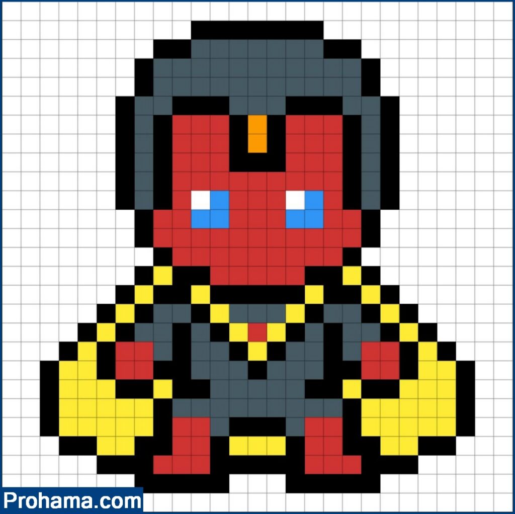 ProHama.com | Super Heroes Pixel Art