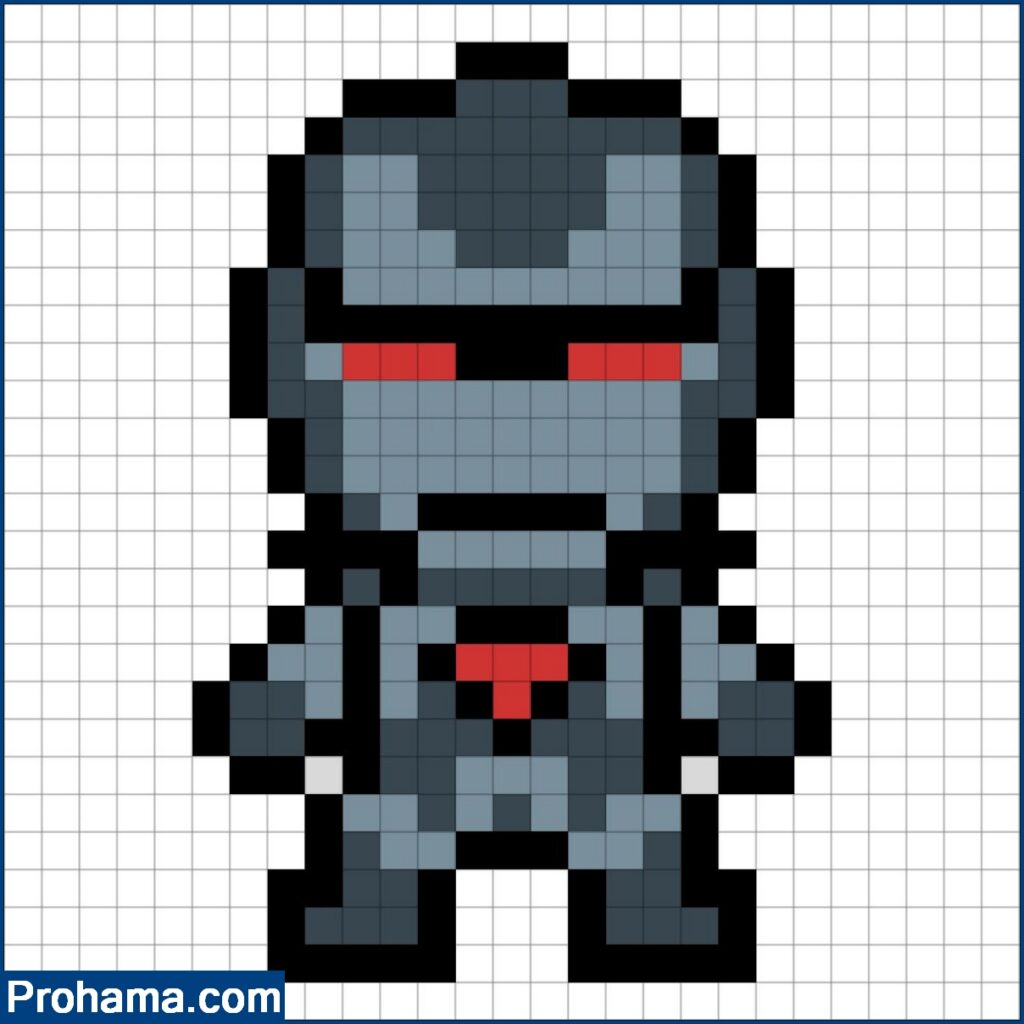 ProHama.com | Super Heroes Pixel Art
